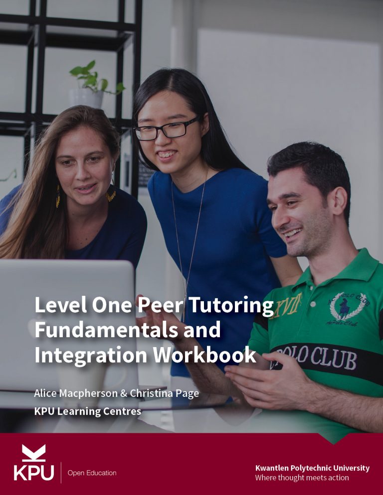 Level One Peer Tutoring Fundamentals and Integration Workbook – Simple ...